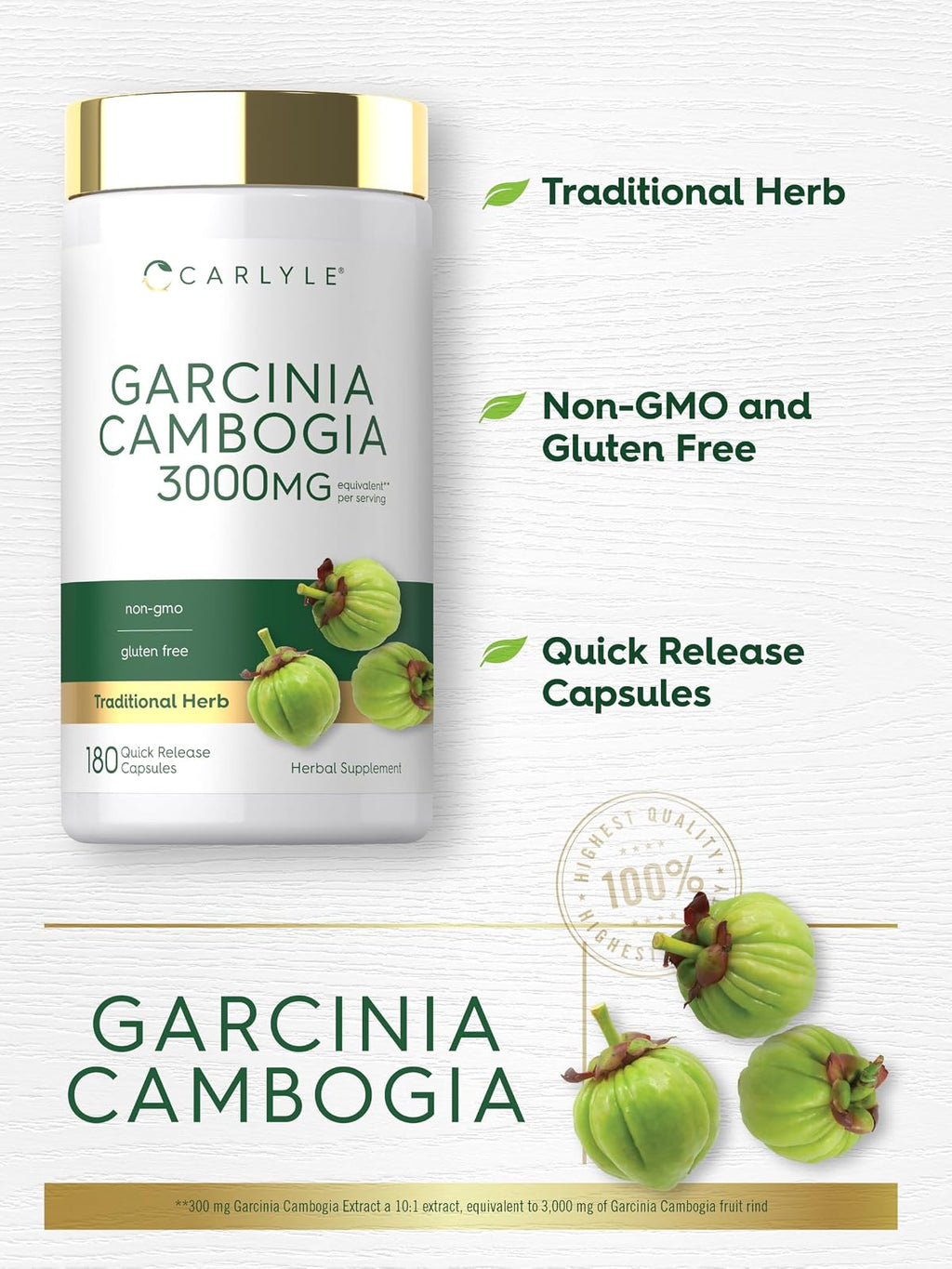 Garcinia Cambogia for healthy metabolism