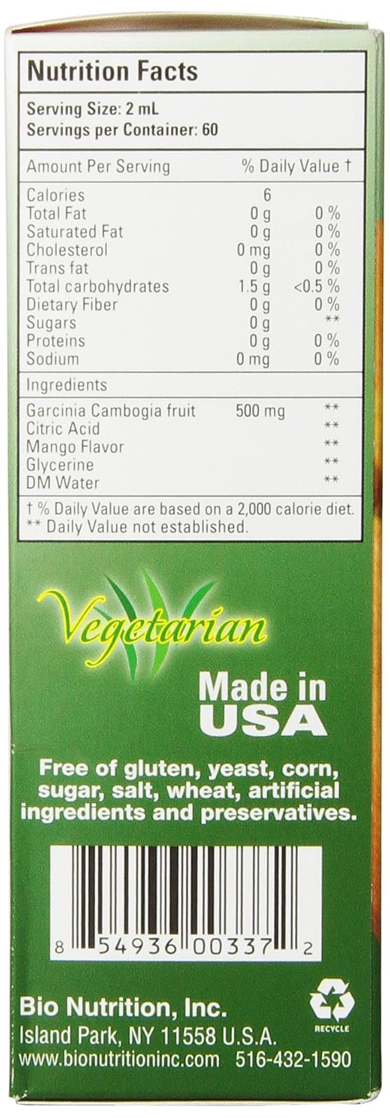 Garcinia Cambogia weight management supplement