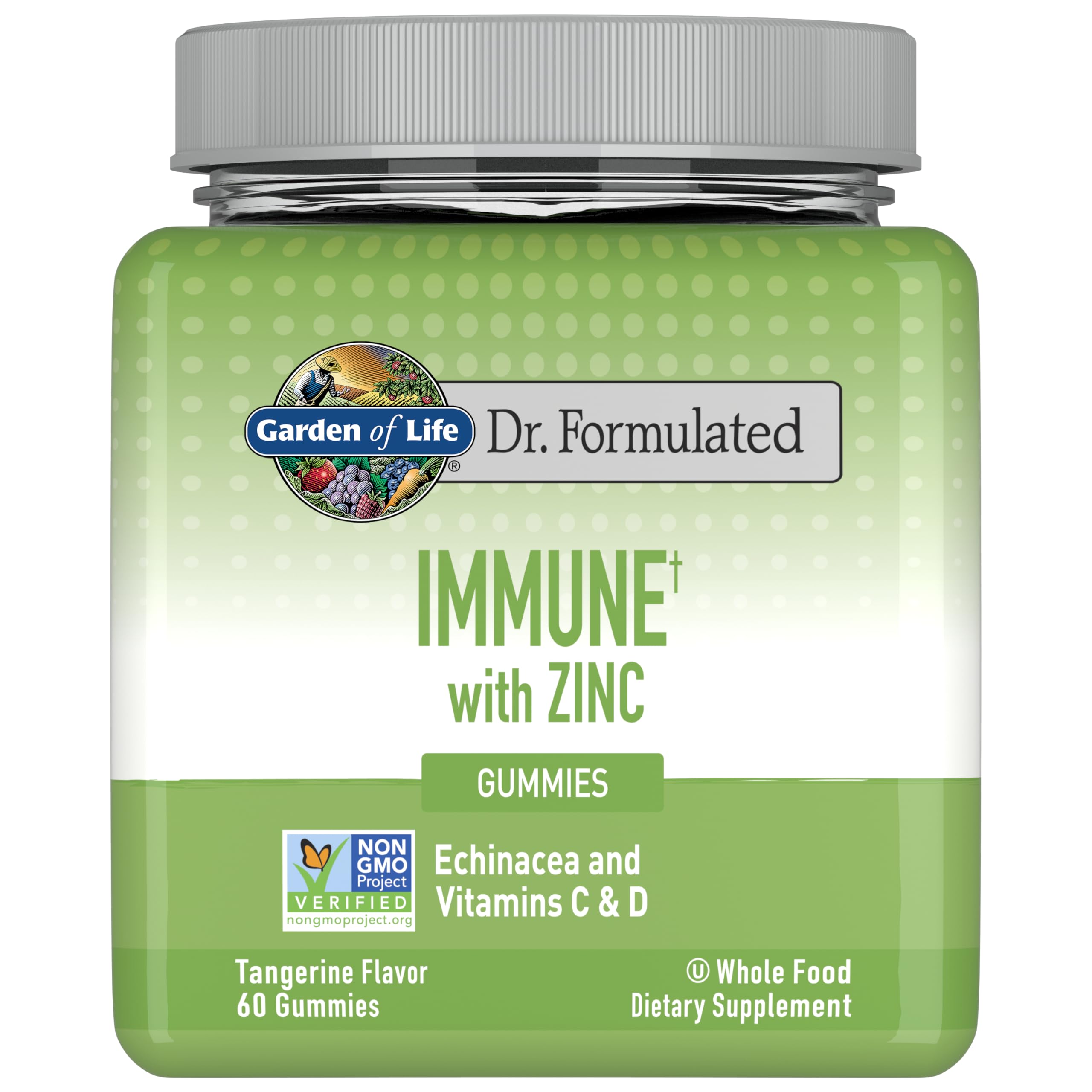 Garden immune gummies with zinc