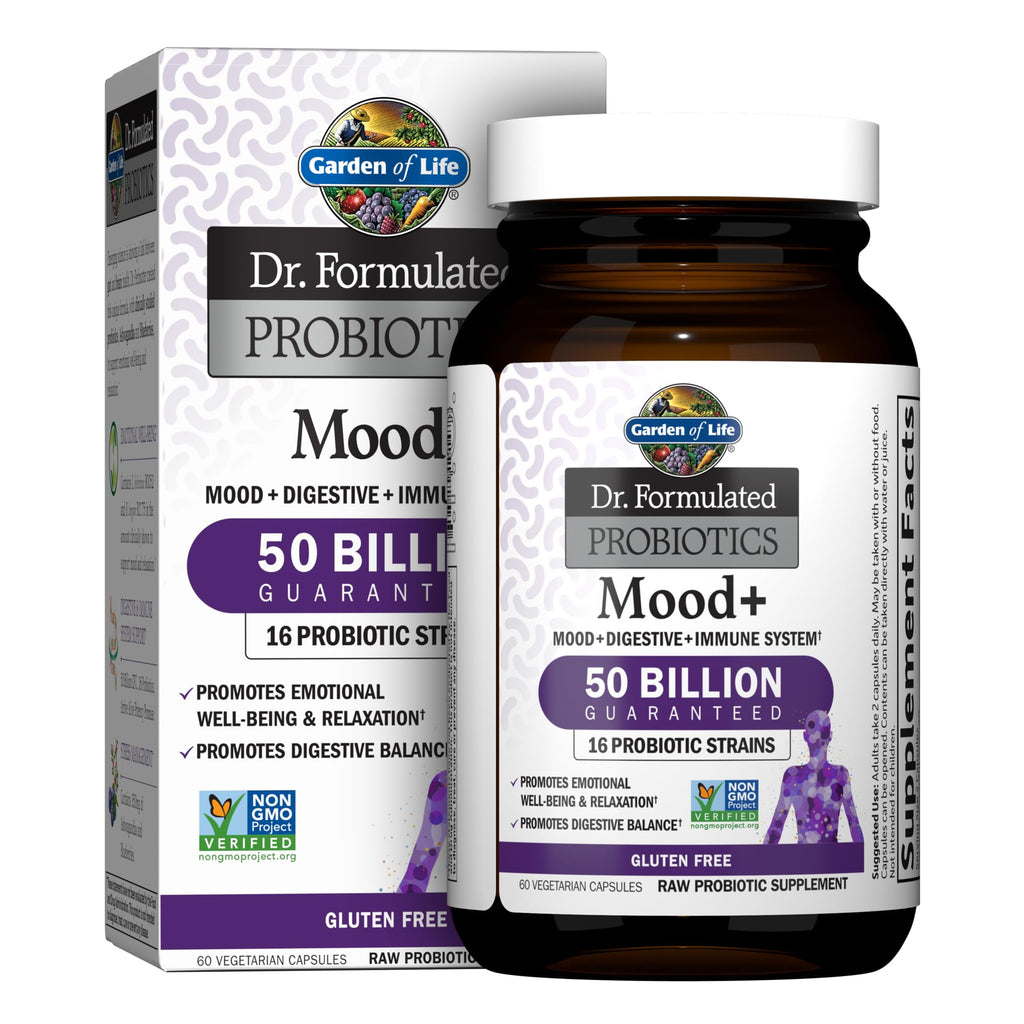Garden of Life acidophilus capsules for mood support