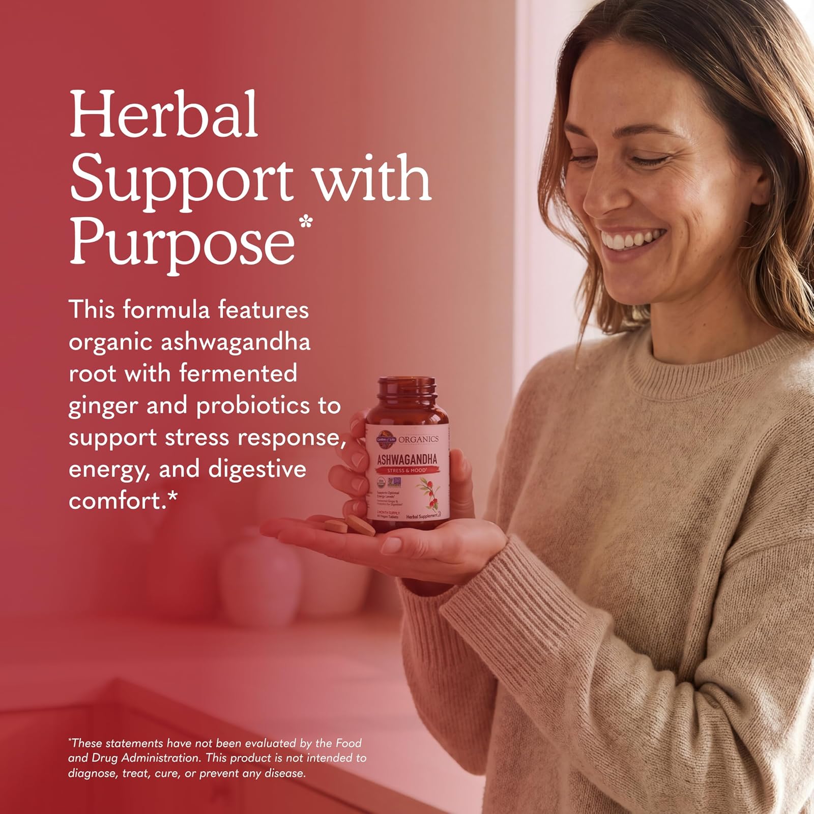 Garden of Life ashwagandha for daily wellness