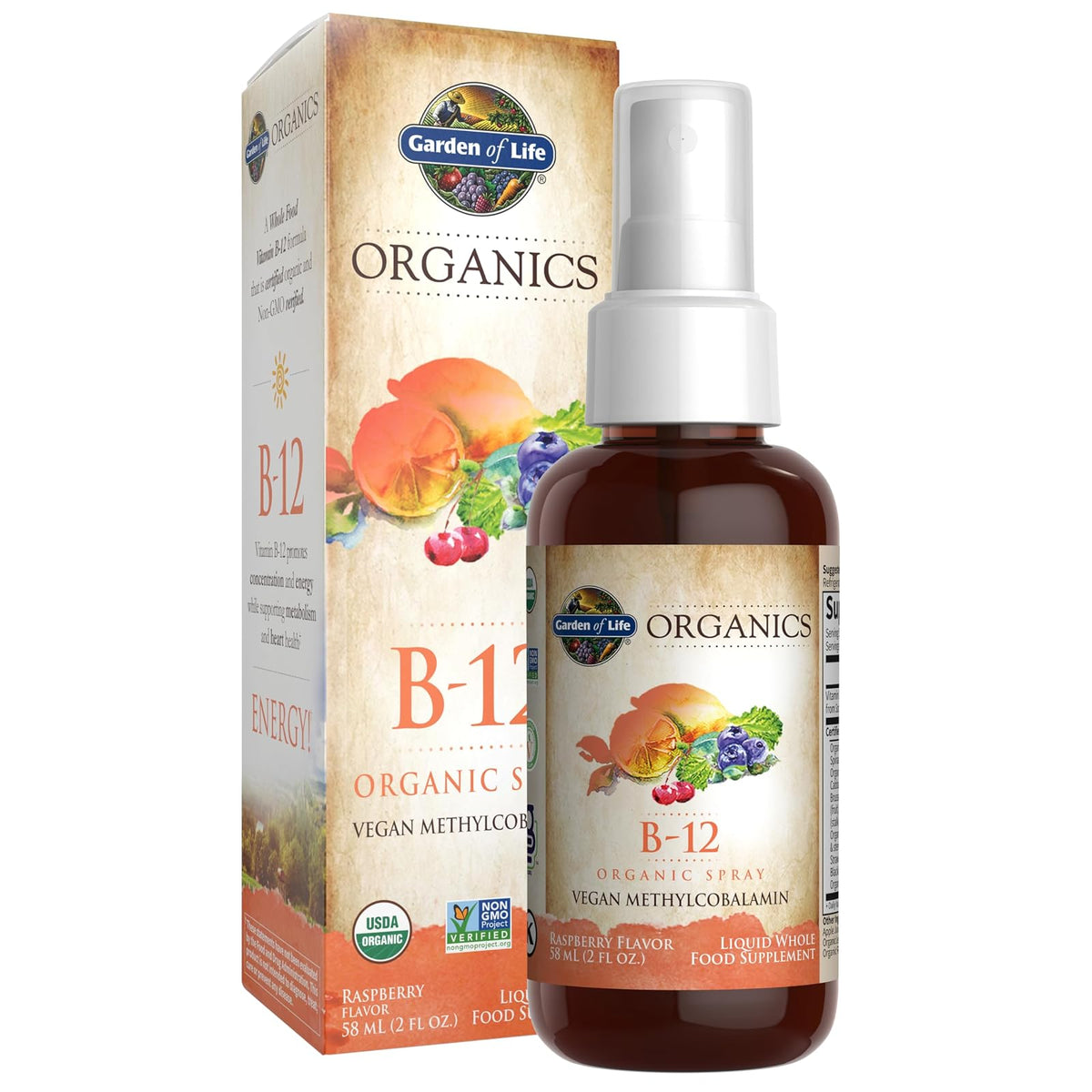 Garden of Life B12 spray for energy