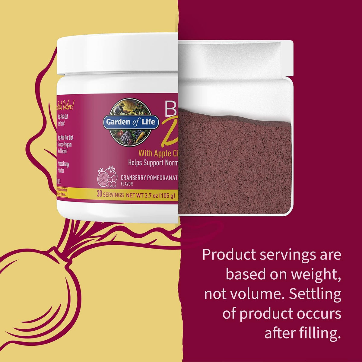Garden of Life beets powder for energy