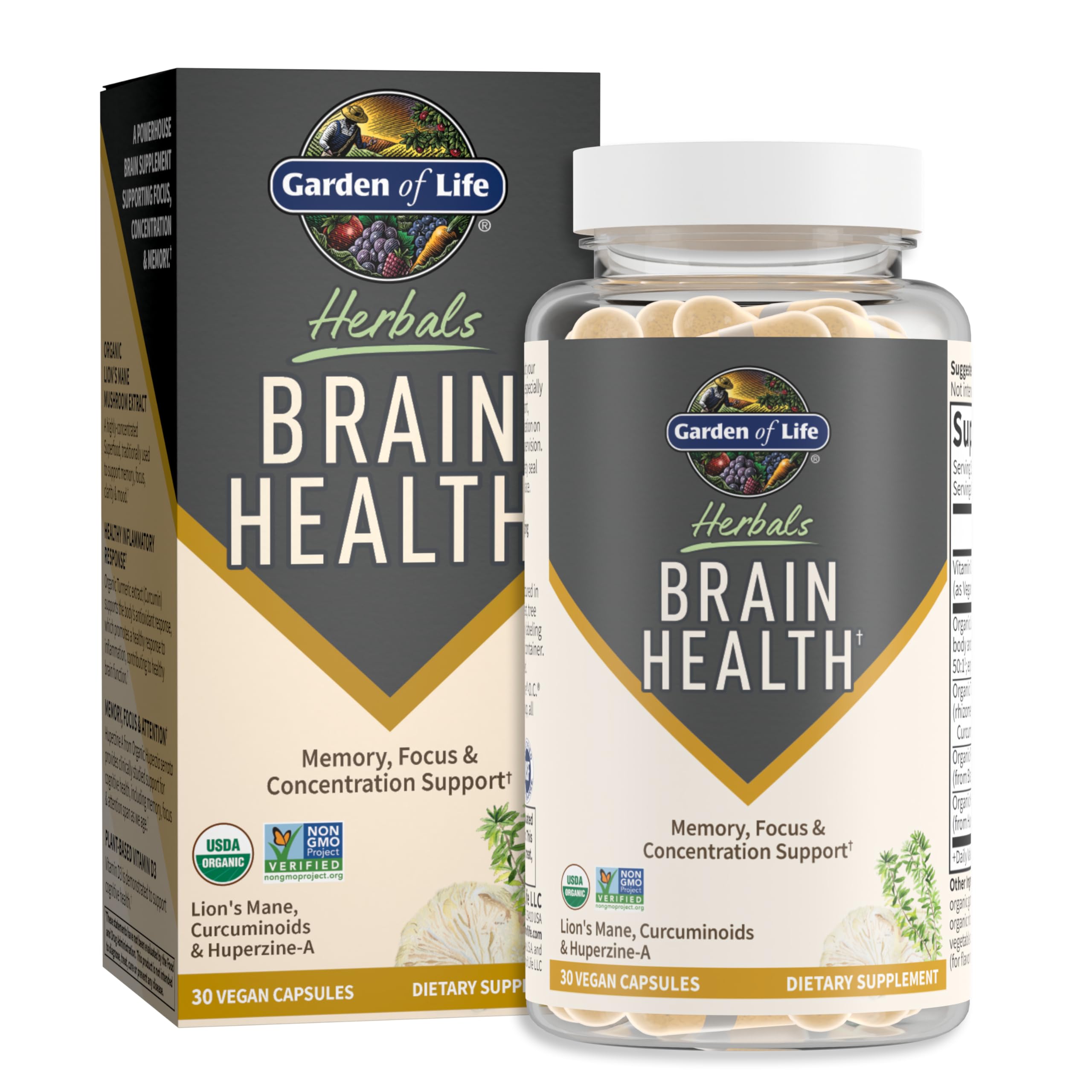 Garden of Life Brain Health capsules