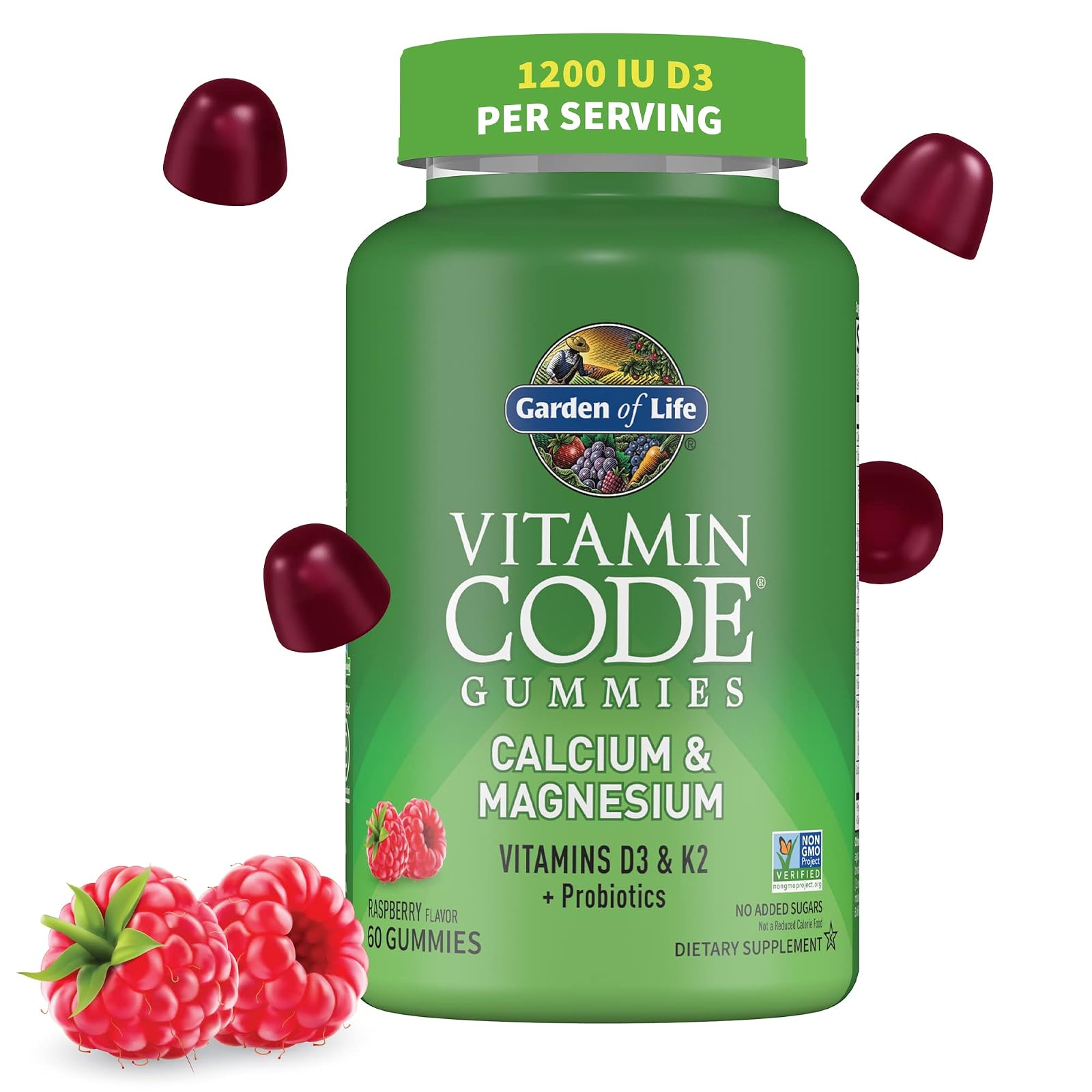 Garden of Life calcium gummies for strong bones