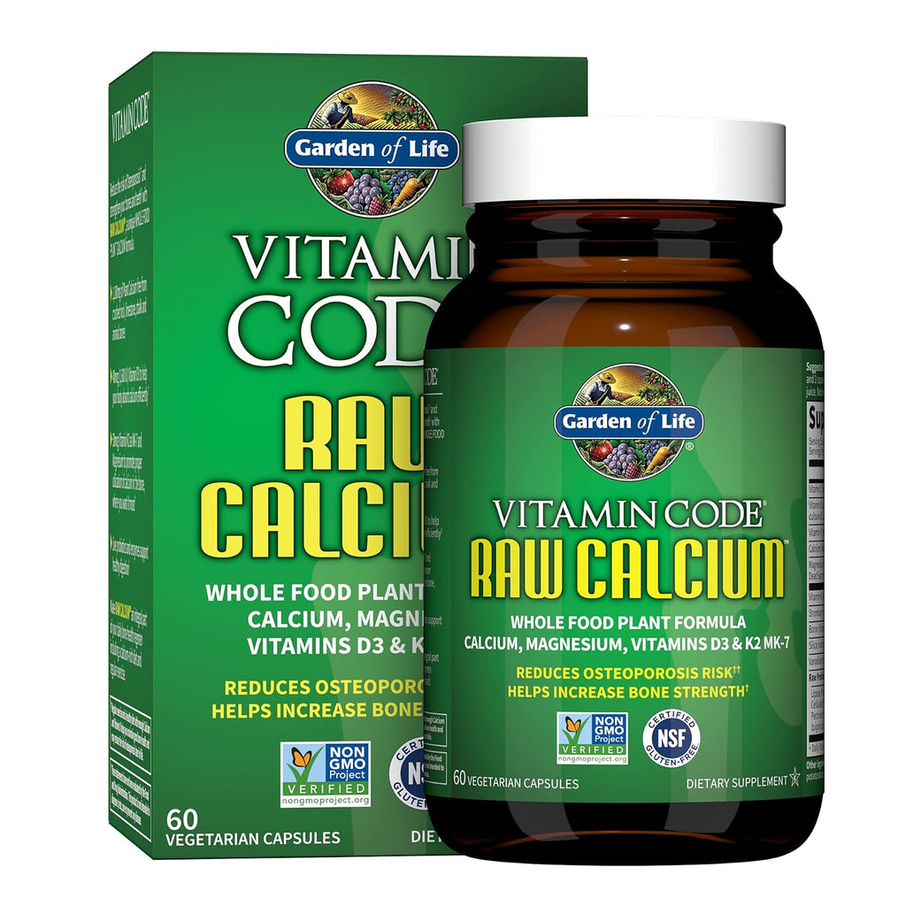 Garden of Life calcium supplement capsules