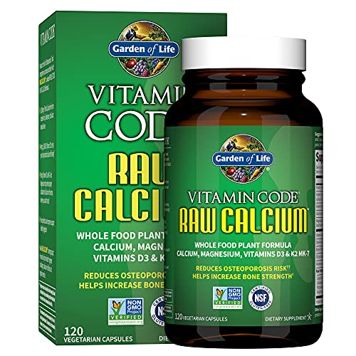 Garden of Life calcium supplement capsules