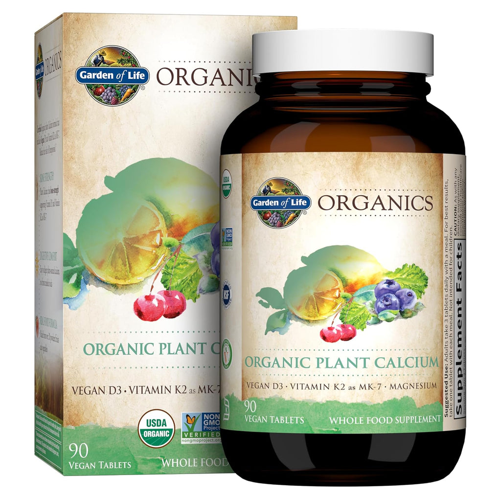 Garden of Life calcium supplement tablets