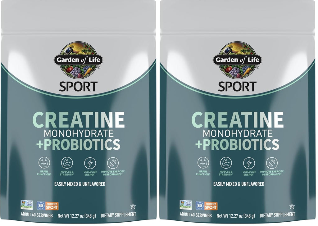 Garden of Life creatine monohydrate powder for muscle gain