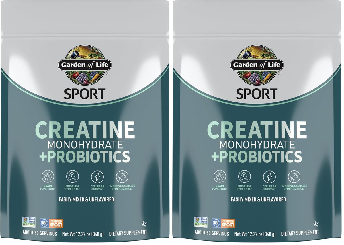 Garden of Life creatine monohydrate powder for muscle gain