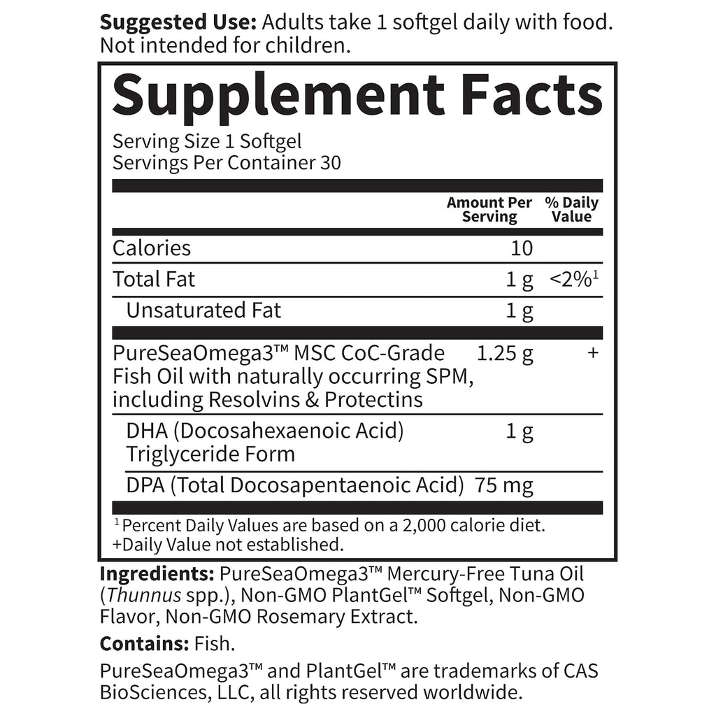Garden of Life DHA for brain health