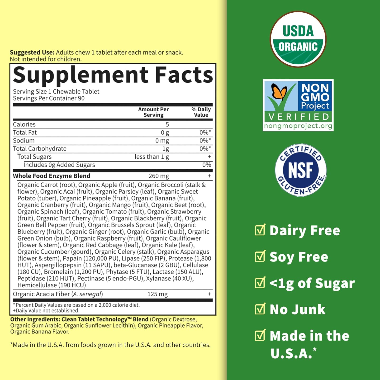 Garden of Life digestive enzymes benefits