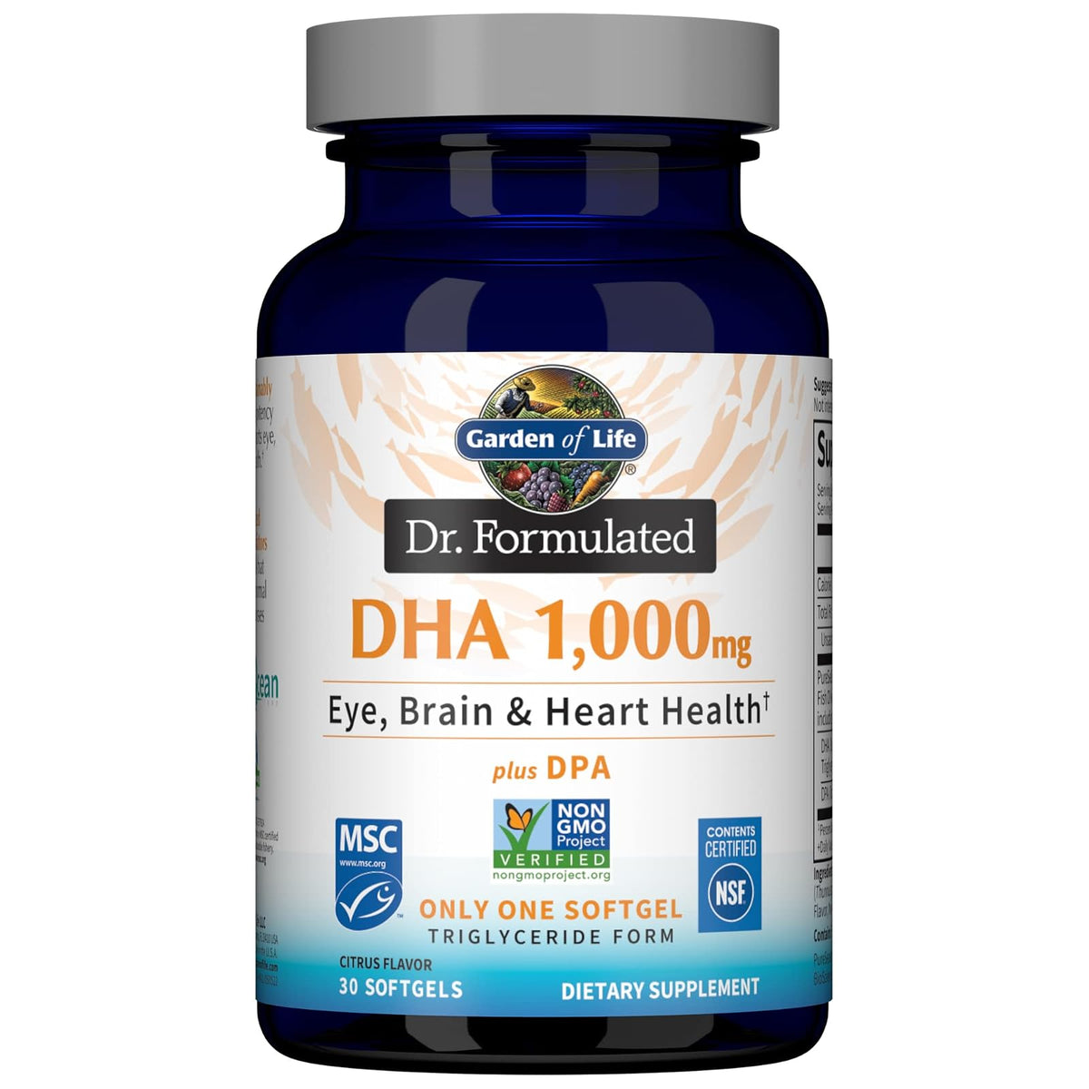 Garden of Life fish oil softgels