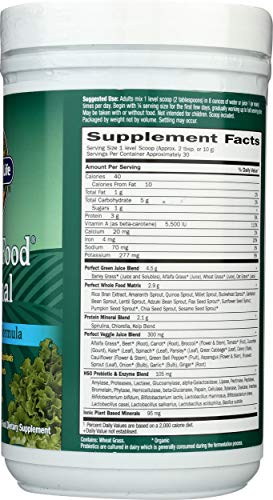 Garden of Life health supplement powder