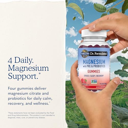Garden of Life magnesium for stress relief
