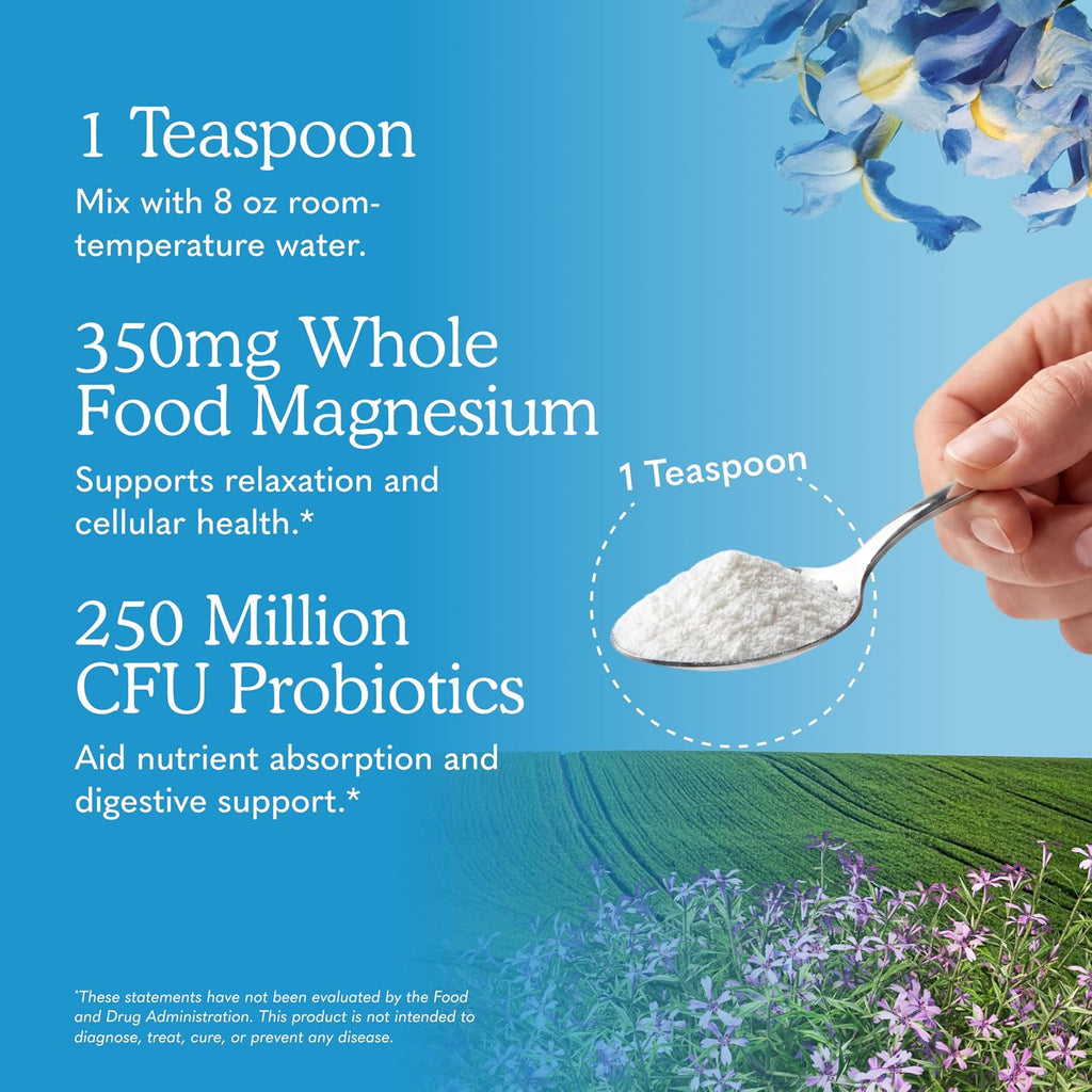 Garden of Life magnesium powder energy boost