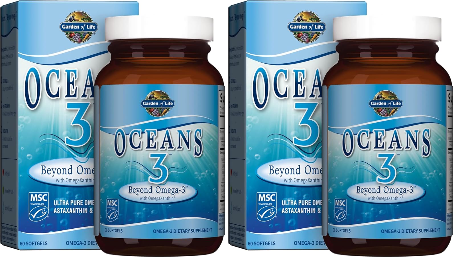 Garden of Life omega-3 softgels