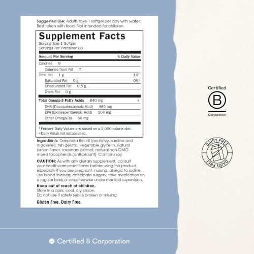 Garden of Life omega 3 support