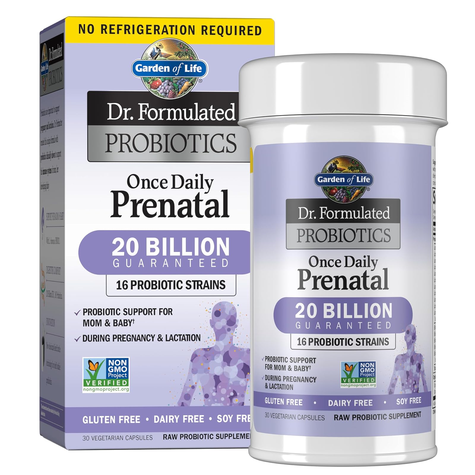 Garden of Life prenatal probiotics capsules