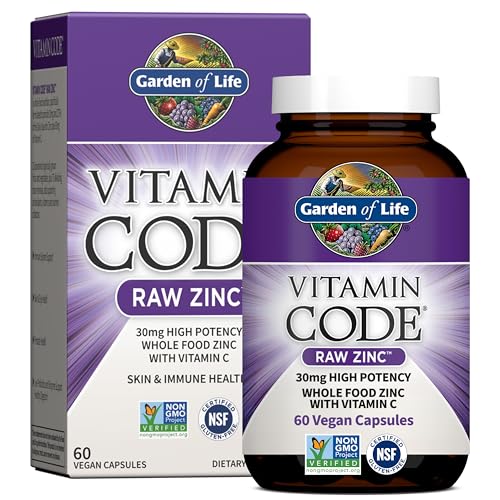 Garden of Life raw zinc capsules