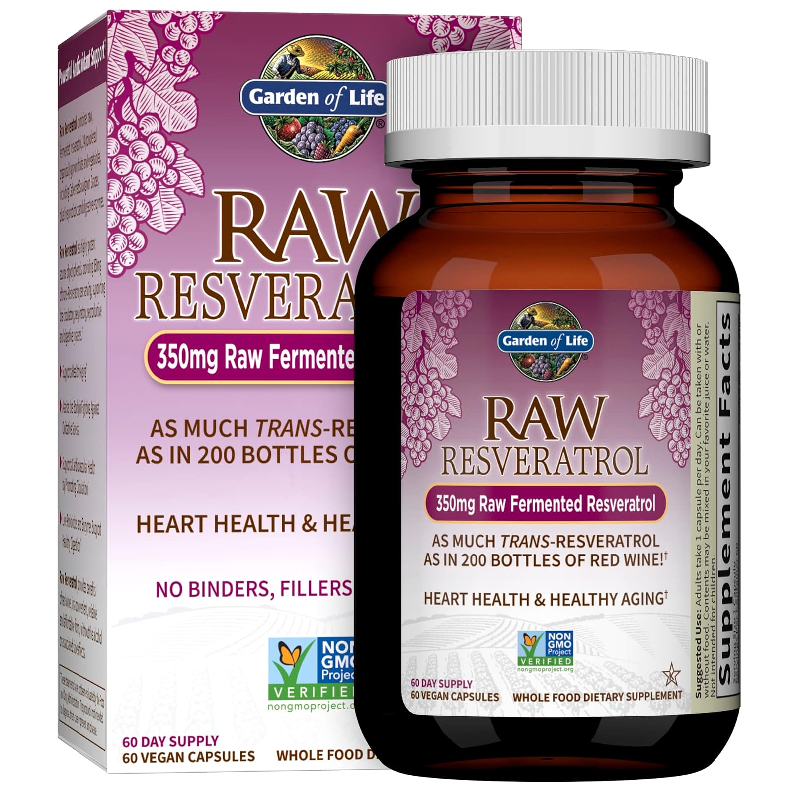 Garden of Life Resveratrol capsules