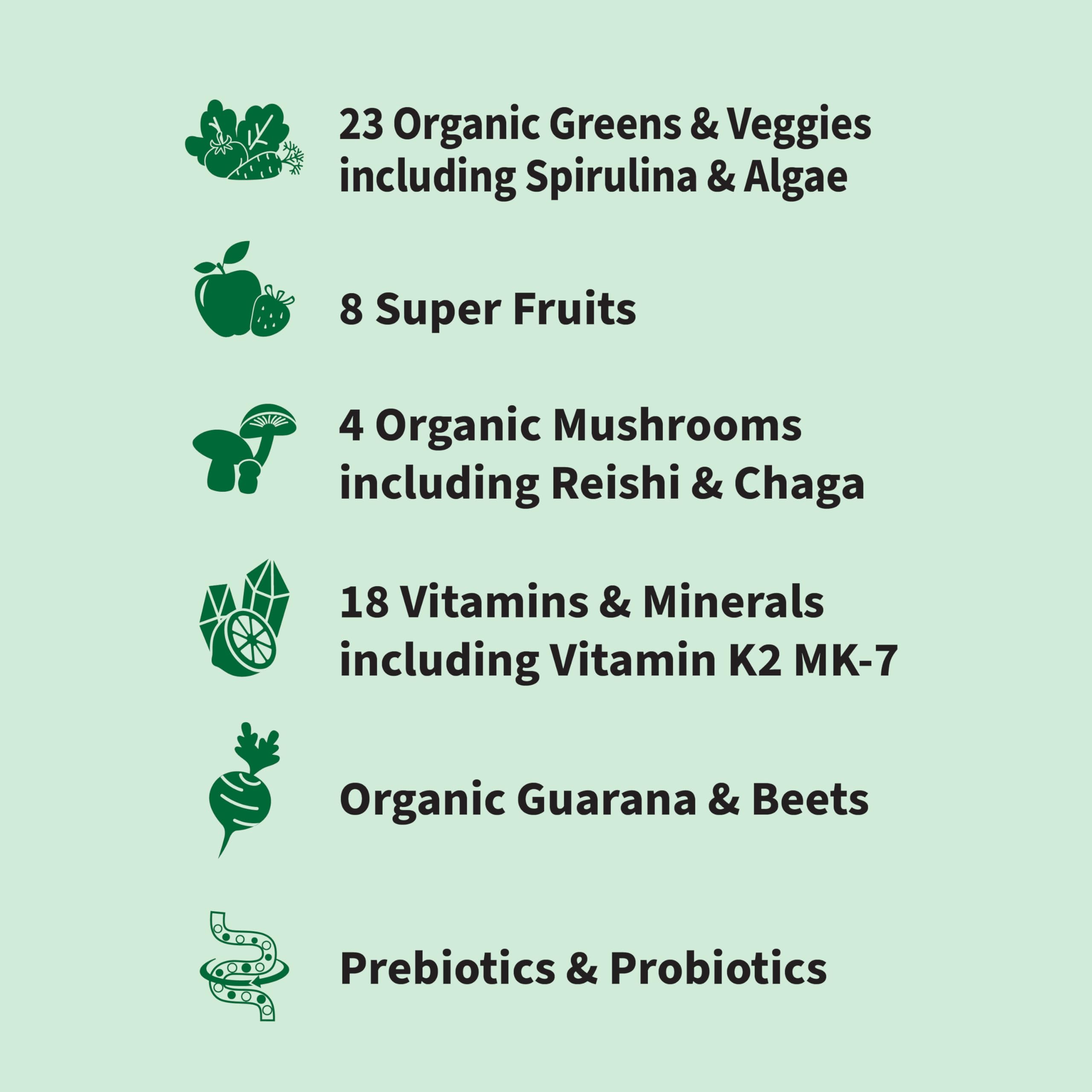Garden of Life spirulina health benefits