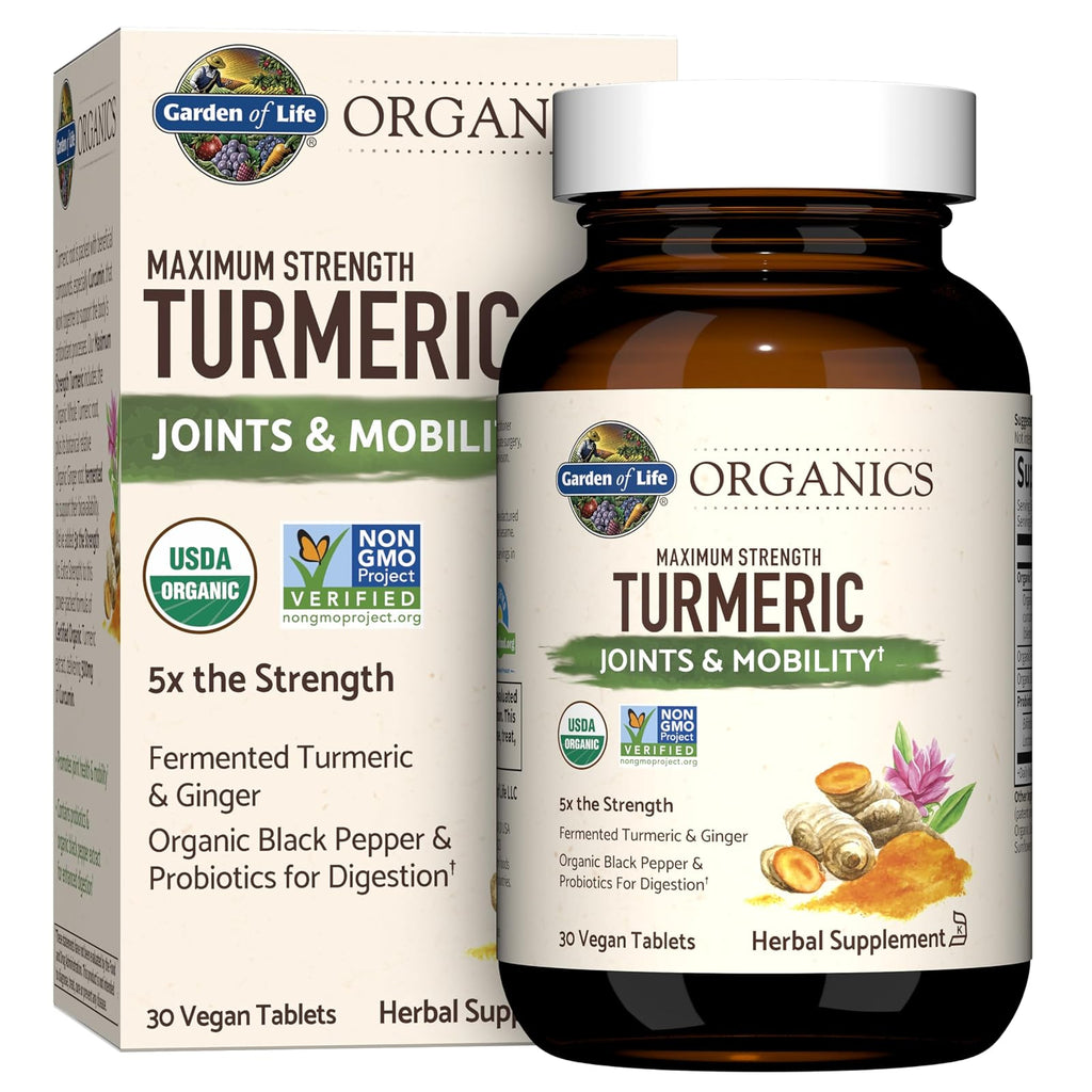 Garden of Life turmeric capsules for wellness