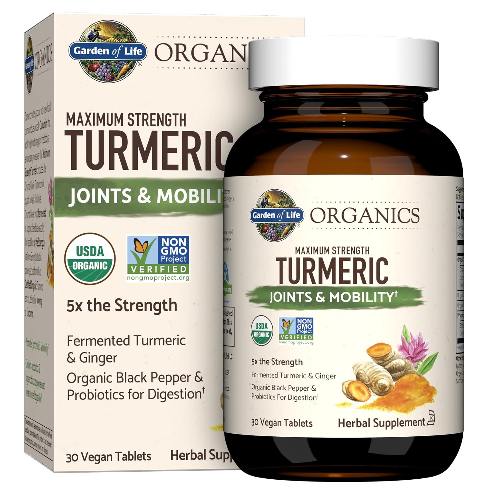 Garden of Life turmeric capsules for wellness