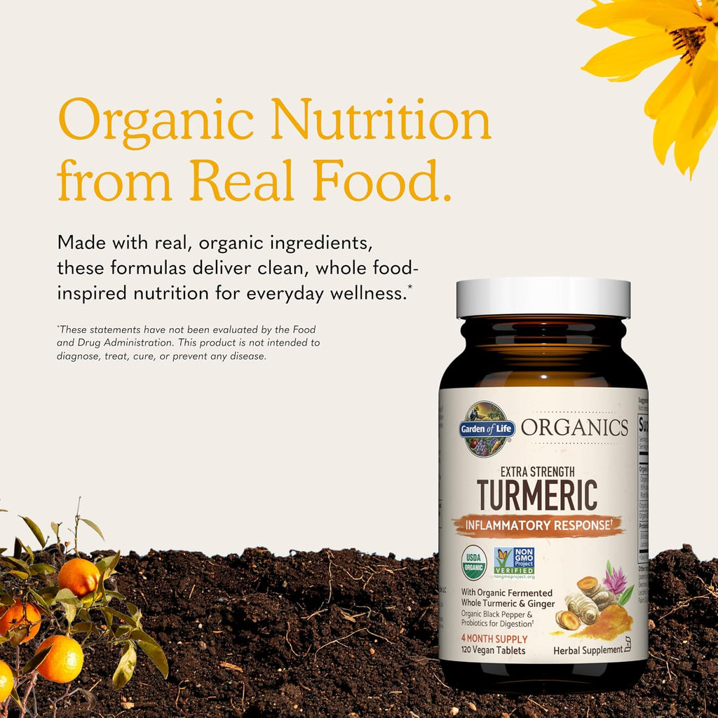 Garden of Life turmeric health benefits