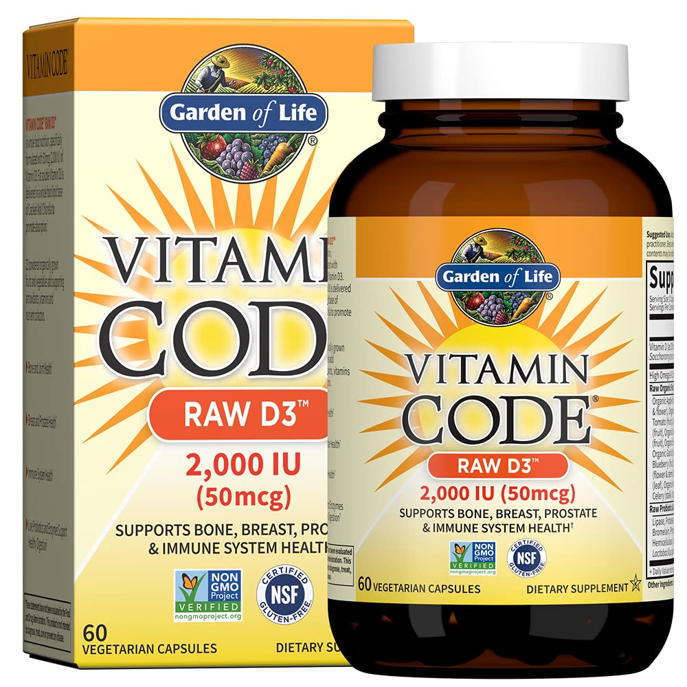Garden of Life vitamin D3 capsules