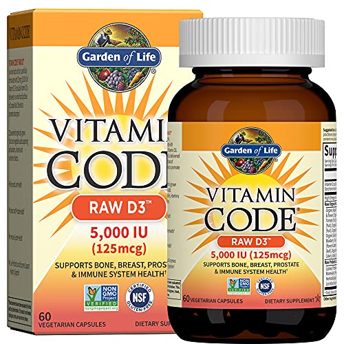 Garden of Life vitamin D3 capsules