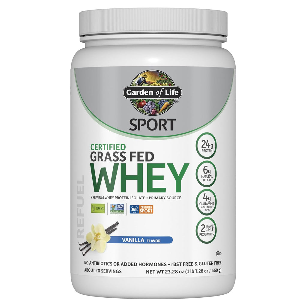 Garden of Life whey protein powder
