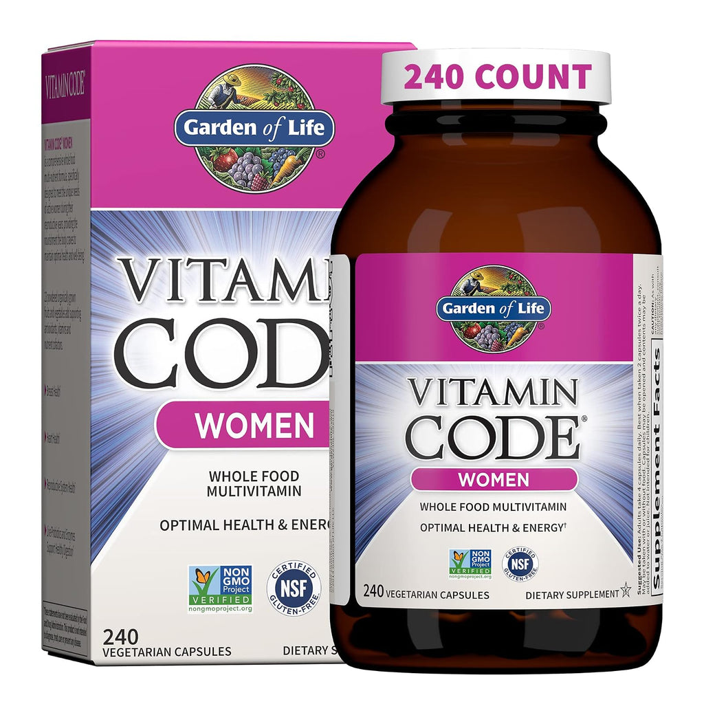 Garden of Life women's multivitamins