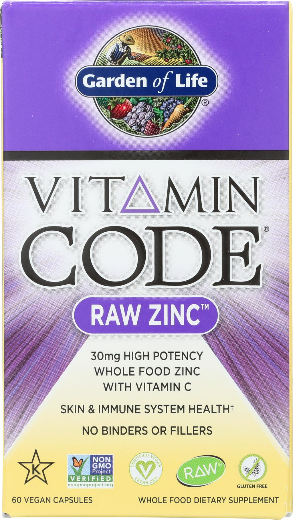 Garden Vitamin Code zinc capsules