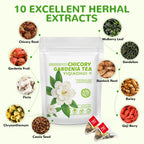 Gardenia herbal tea with soothing properties