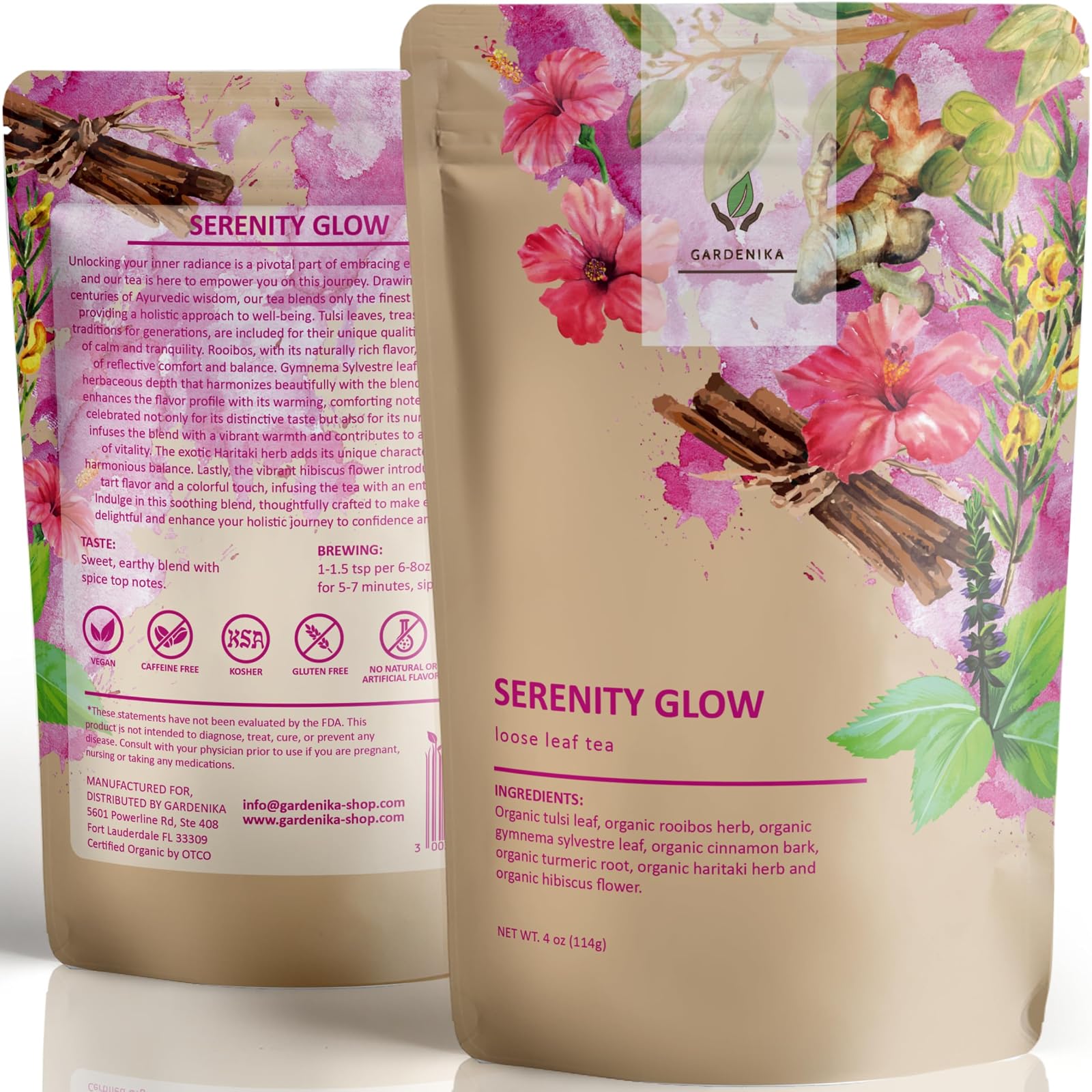 Gardenika herbal tea for relaxation
