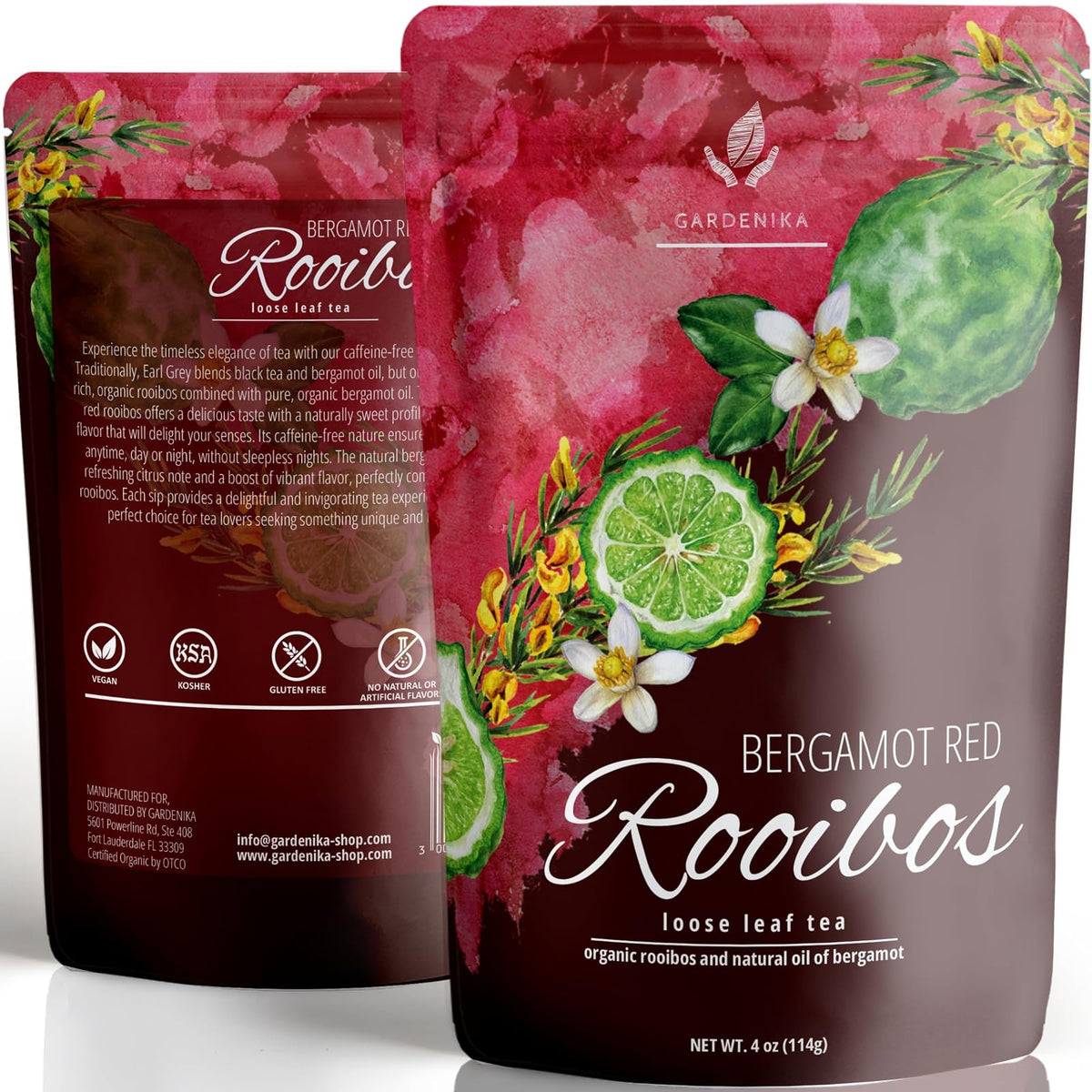 Gardenika organic Earl Grey rooibos tea