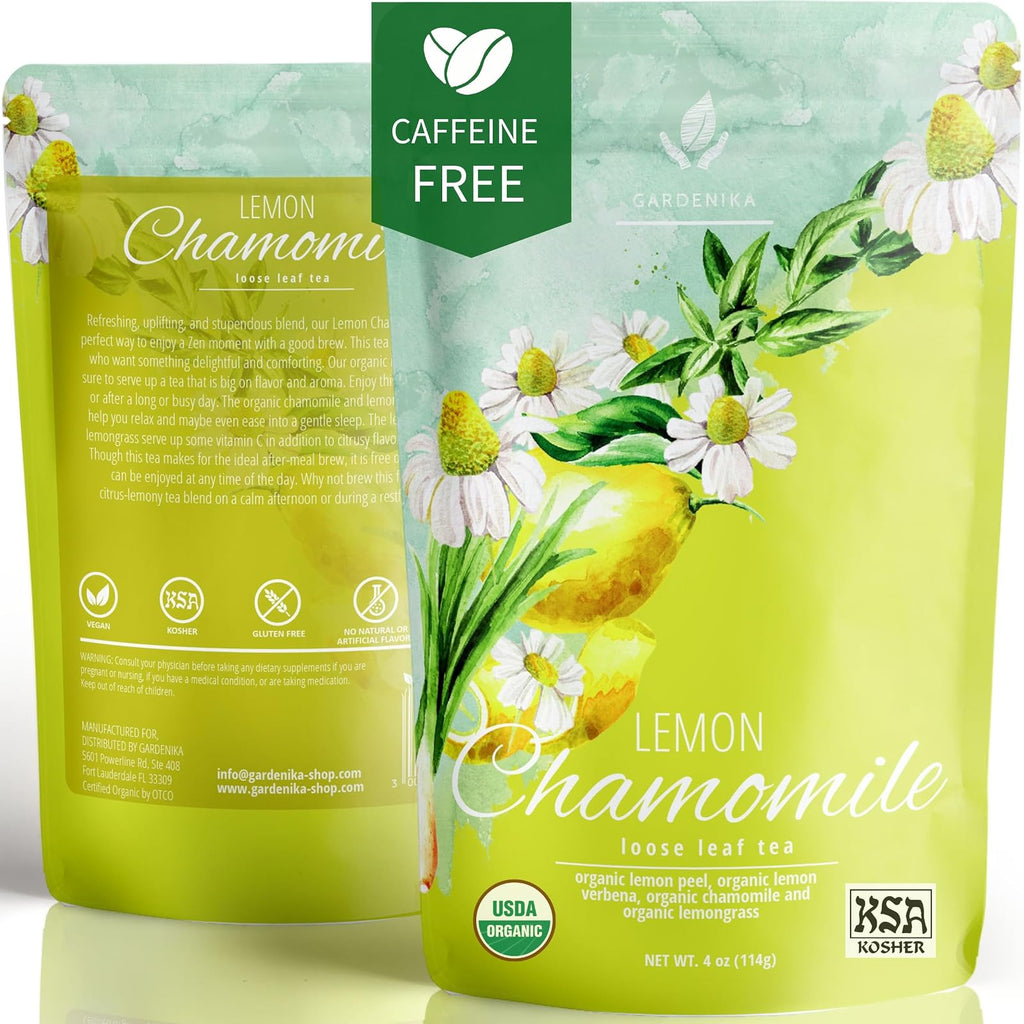 Gardenika organic lemon chamomile tea benefits