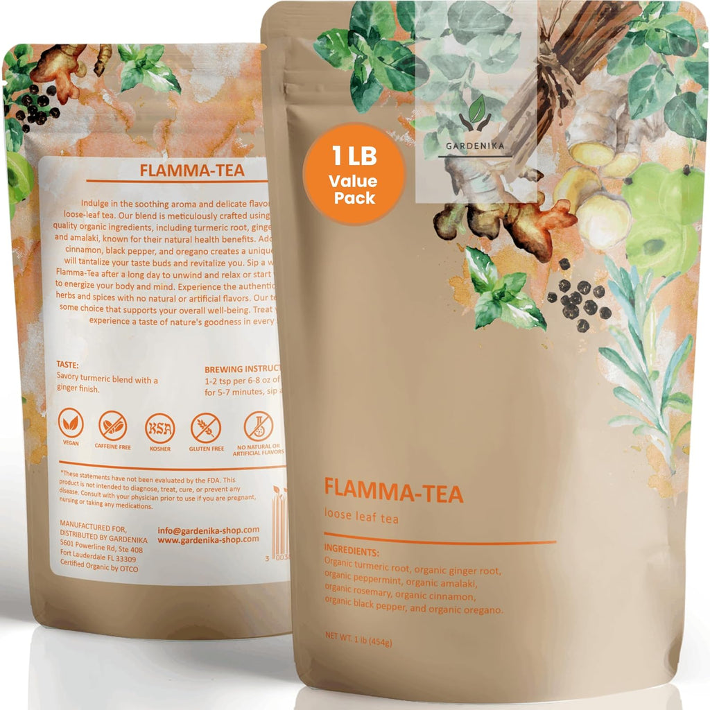 Gardenika turmeric ginger herbal tea