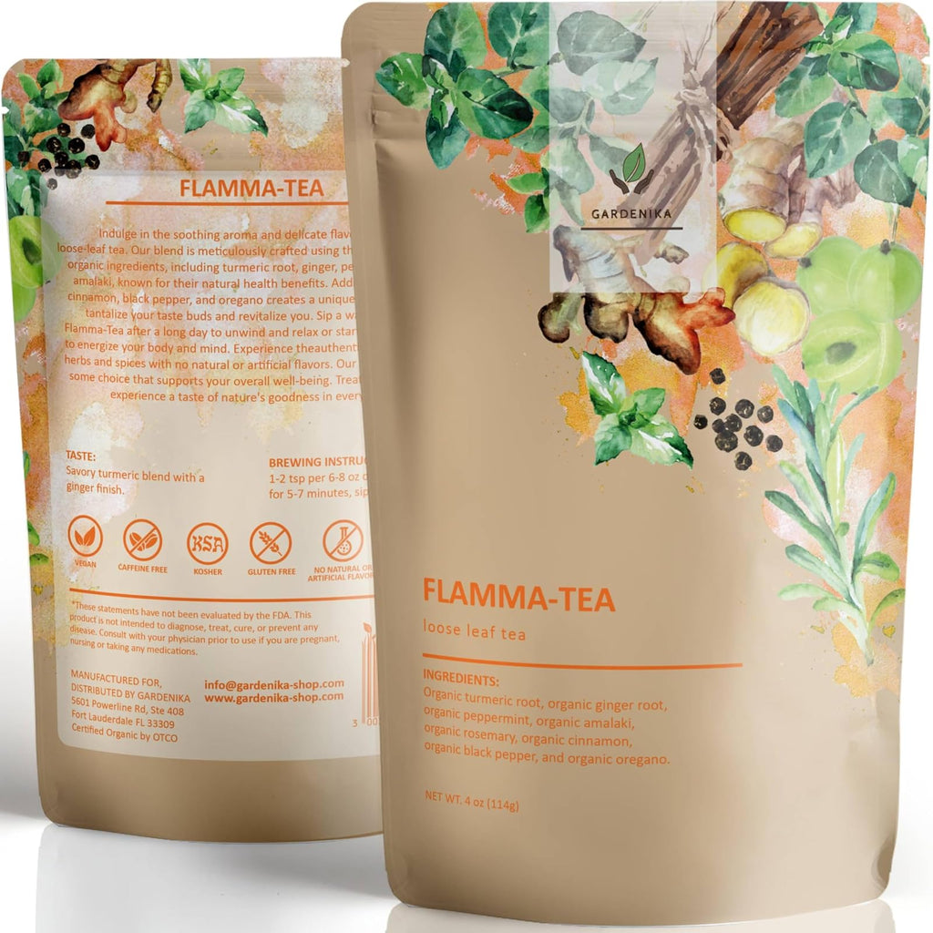 Gardenika turmeric ginger herbal tea