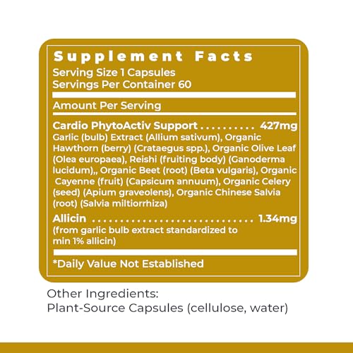 garlic allicin capsules for digestive health