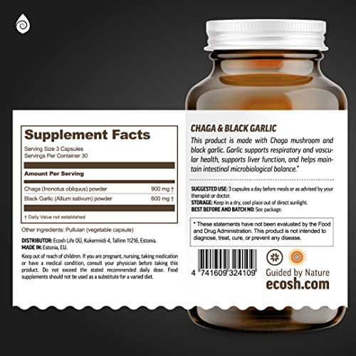garlic and chaga for overall wellness