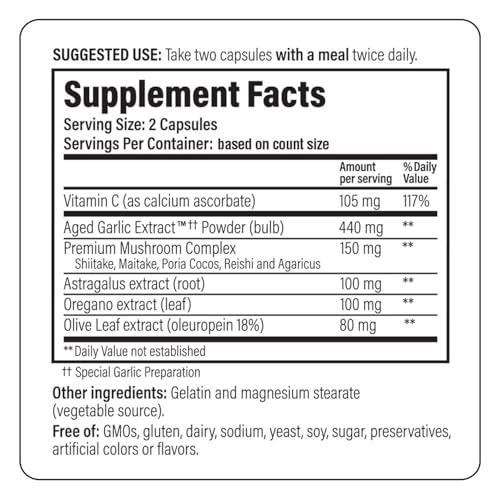 garlic and olive leaf extract