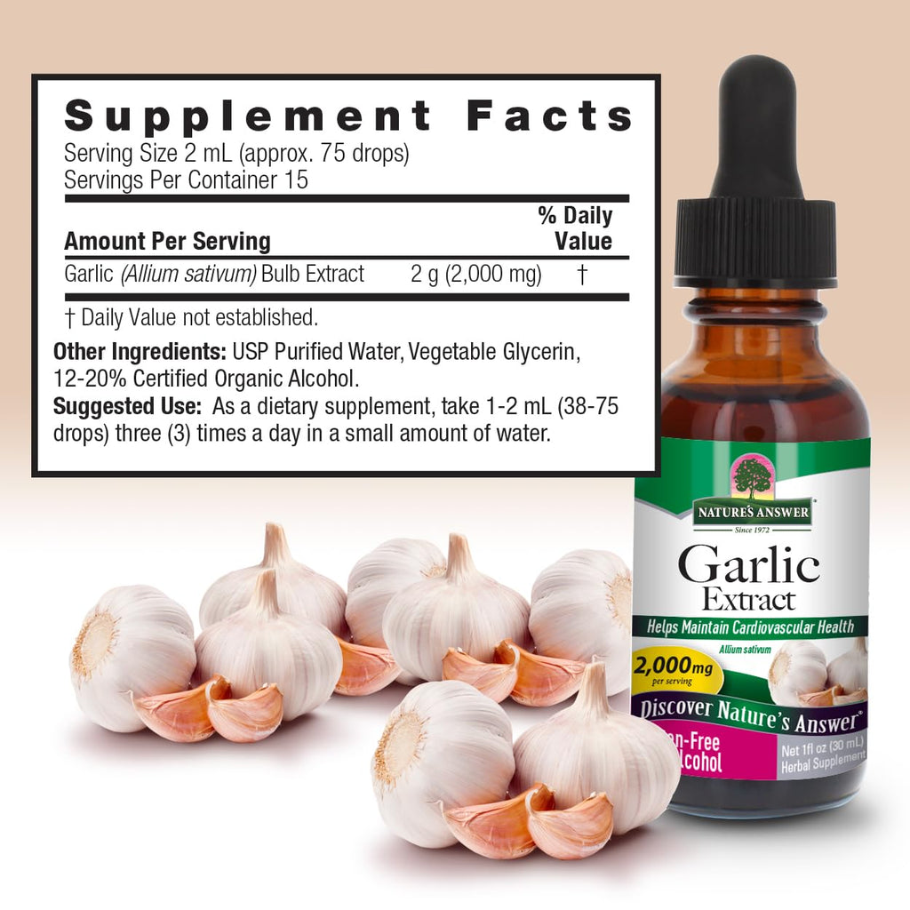 garlic bulb extract for heart health