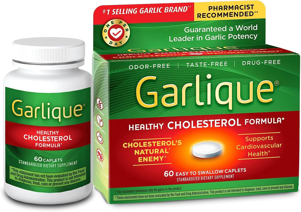 Garlic caplets for cardiovascular wellness