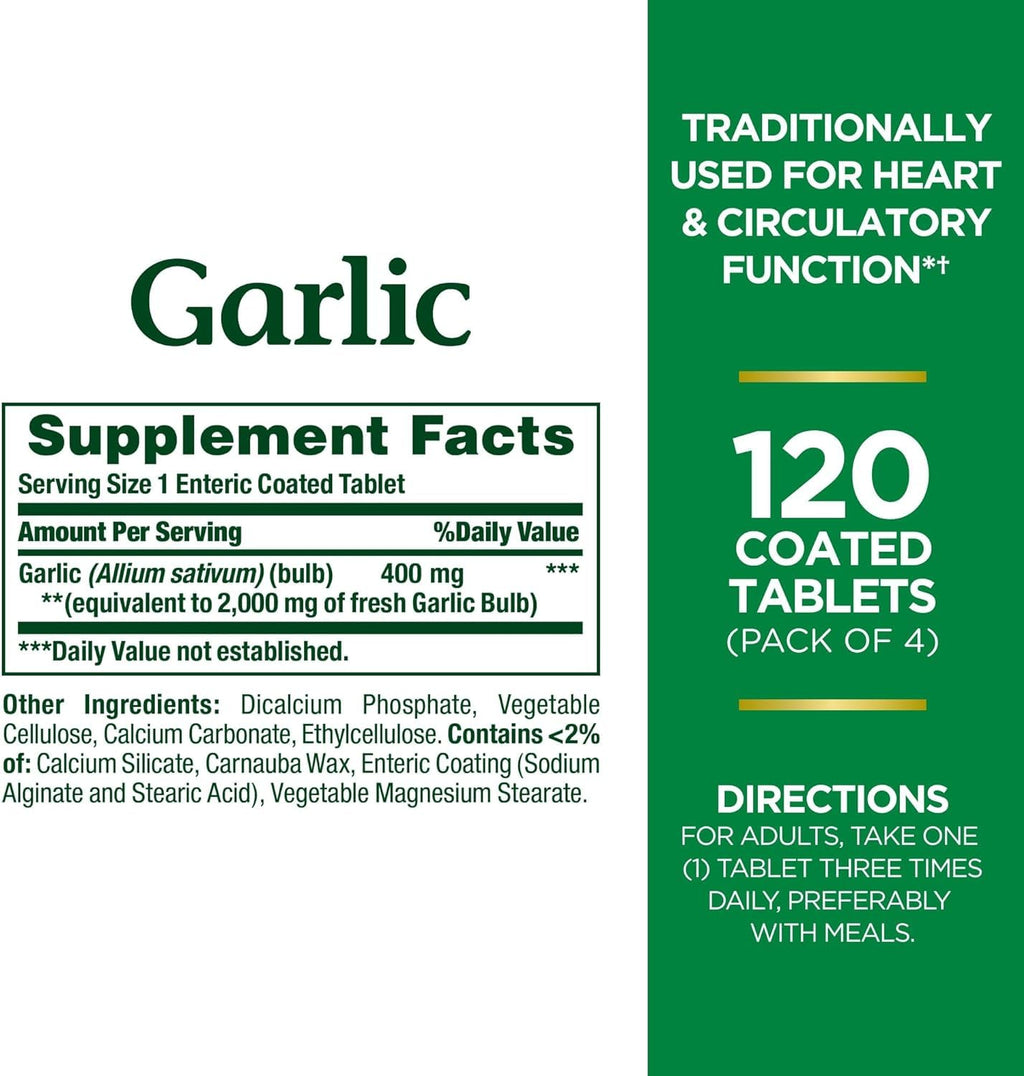 garlic capsules for daily health
