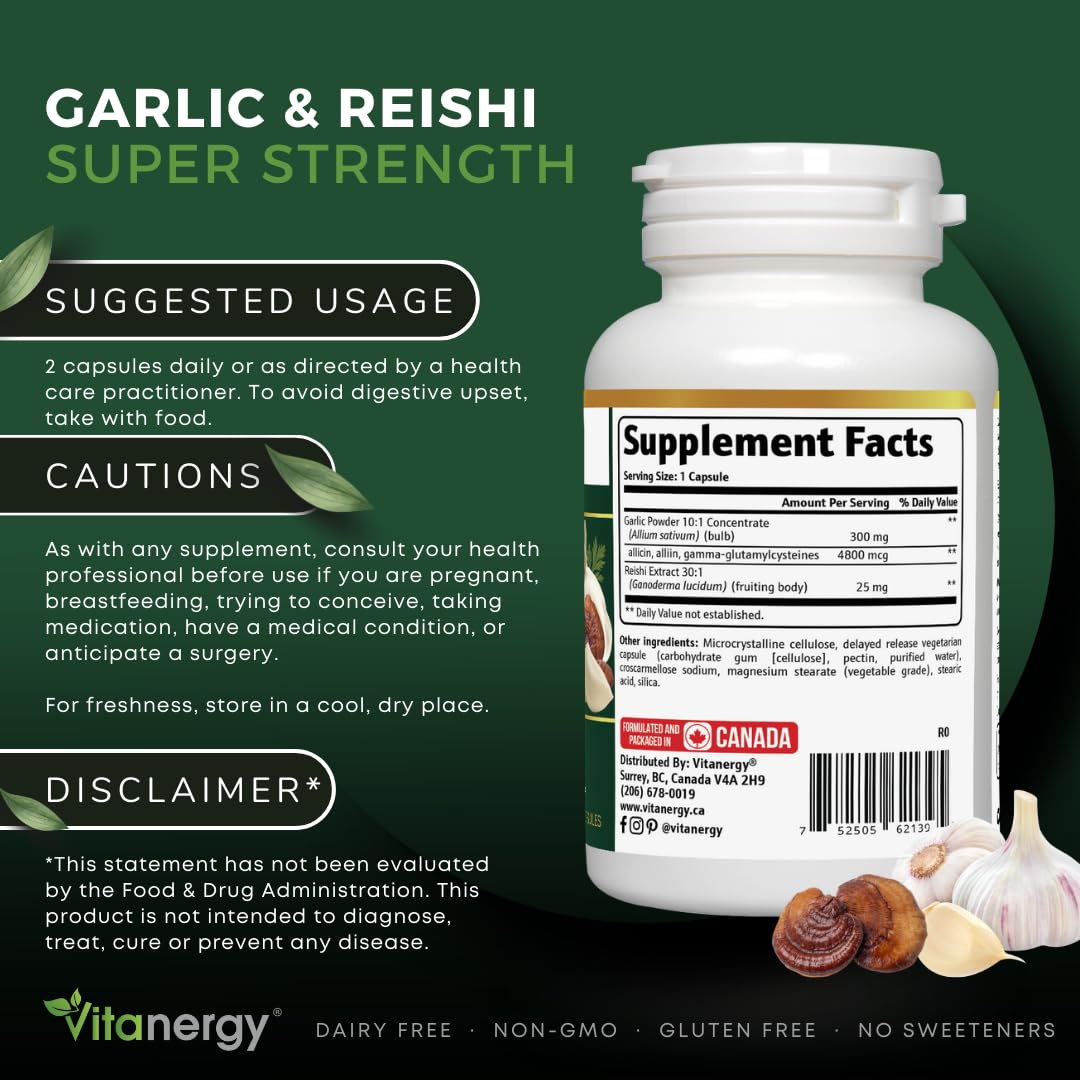 garlic capsules for daily vitality