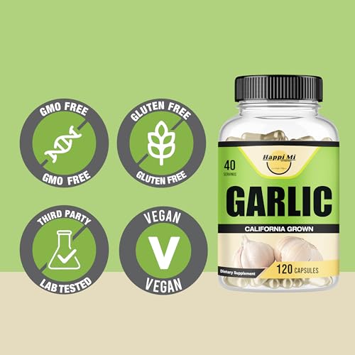 garlic capsules for energy and wellness