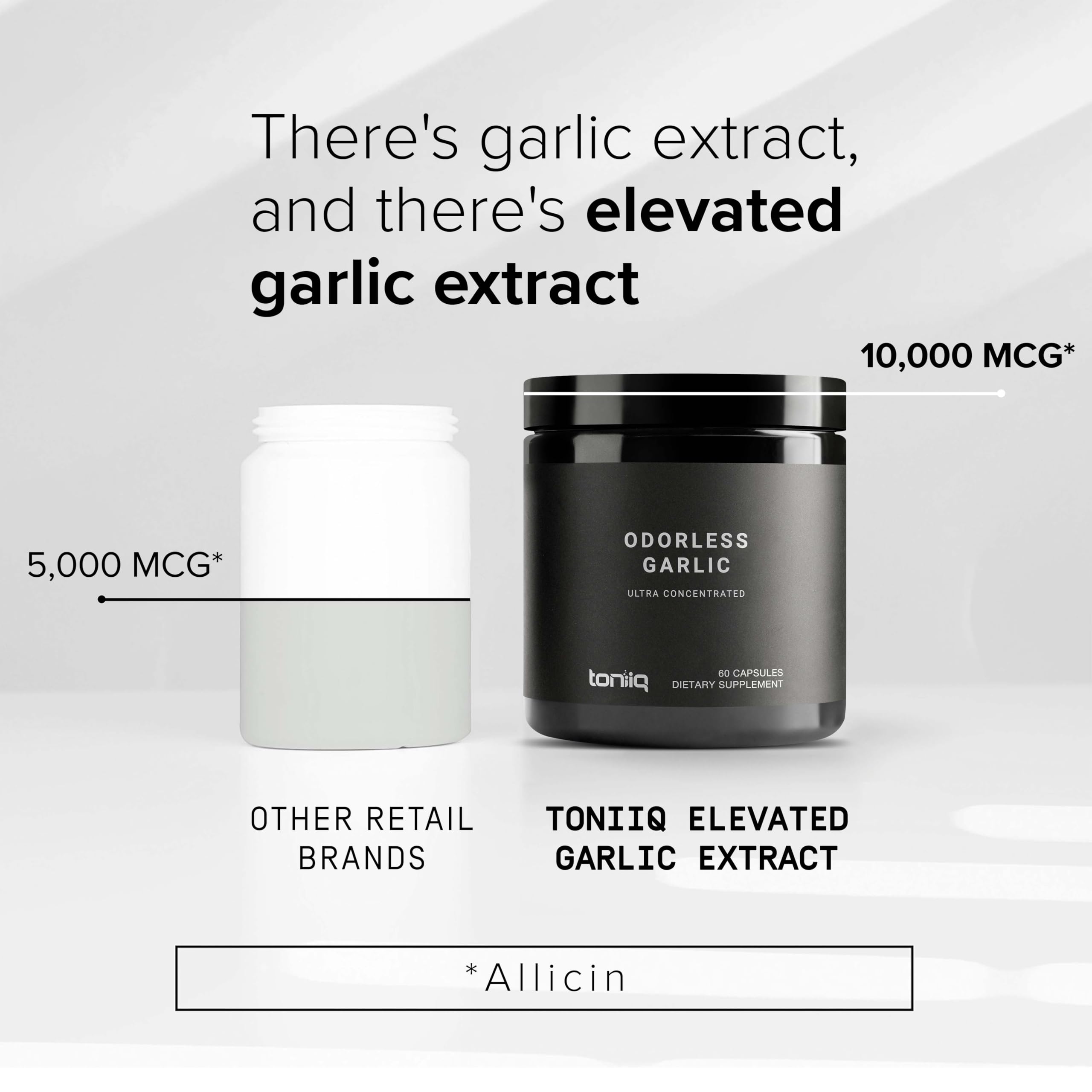 Garlic capsules for heart health