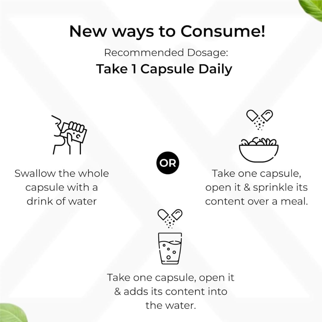 Garlic capsules for overall wellness